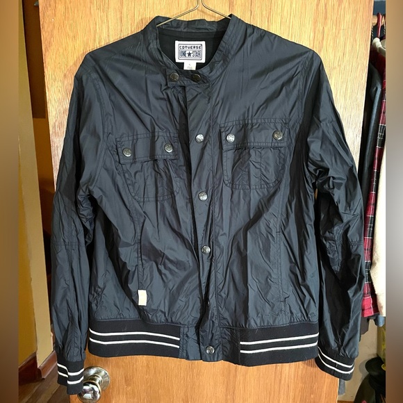 Converse | Jackets & Coats | Converse One Star Windbreaker Jacket Xl ...